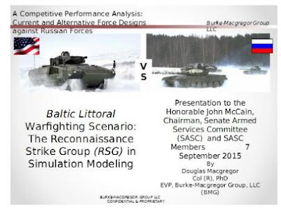 Future Defense Visions: MacGregor's Recon Strike Group Presentation