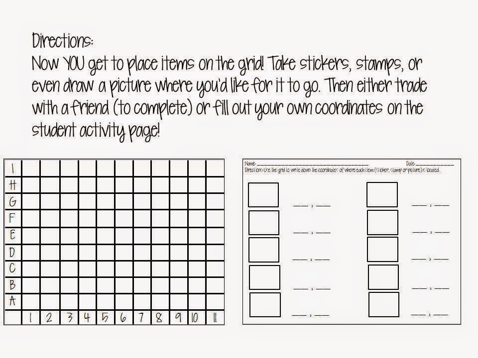The Organized Chaos Of Instruction: Primary-Locations on a Grid Activity!