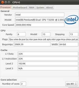 Install CPU-G ; Yet Another CPU-Z on Ubuntu