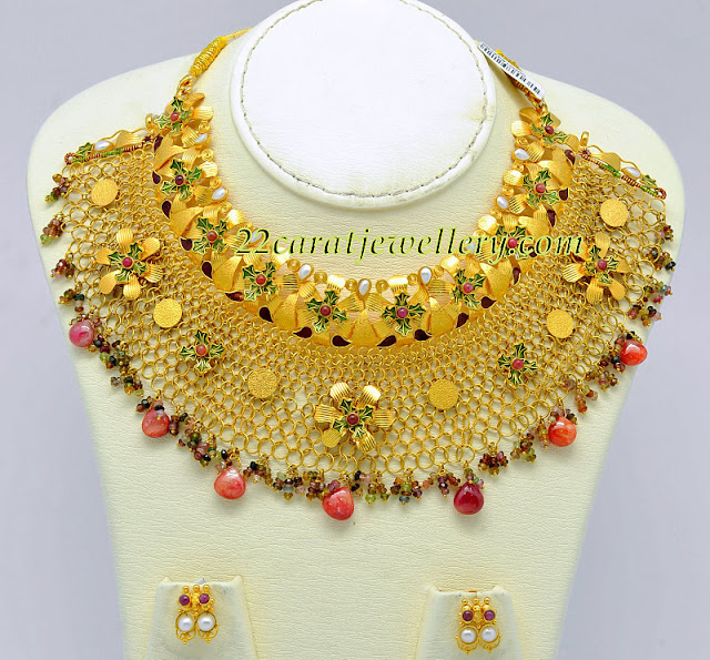 Heavy Gold Set (105 gms) - Jewellery Designs
