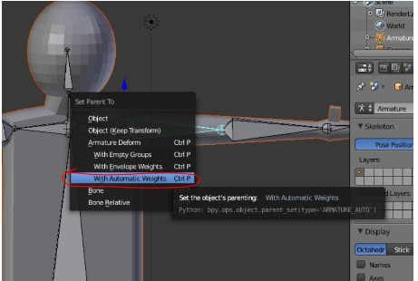 hakas media: Tutorial membuat bentuk/karakter manusia di blender (rigging)