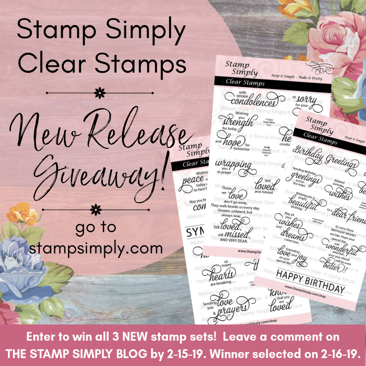 Dream in Color...: Stamp Simply Ribbon Store February Release--Birthday ...