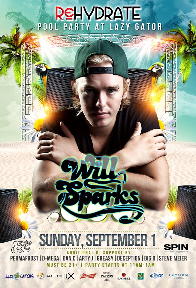Shady Gators Party Capital Of Lake Of The Ozarks Will Sparks To Perform At Shady Gators Labor