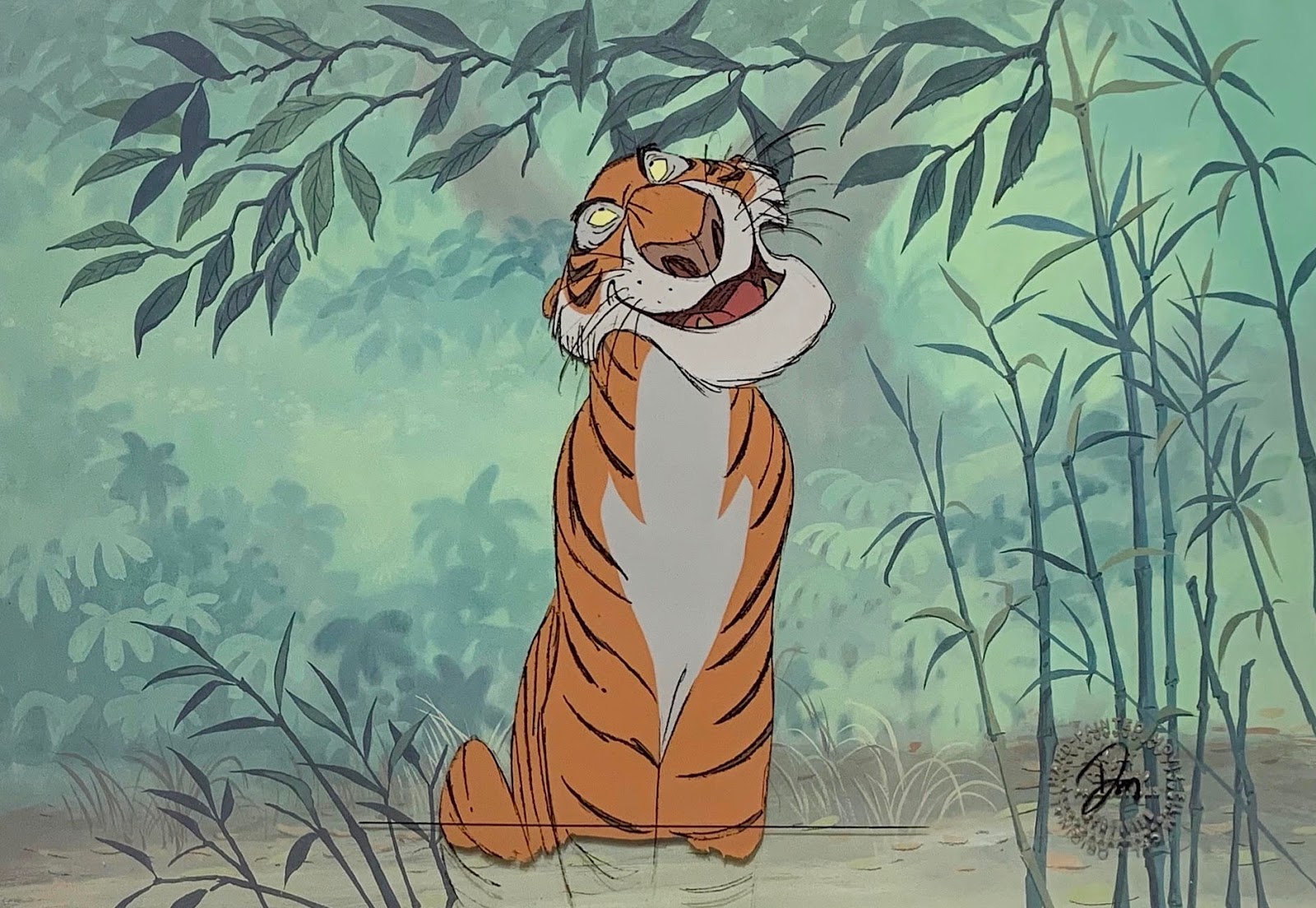 Animation Collection: Original Production Animation Cel of Shere Khan ...