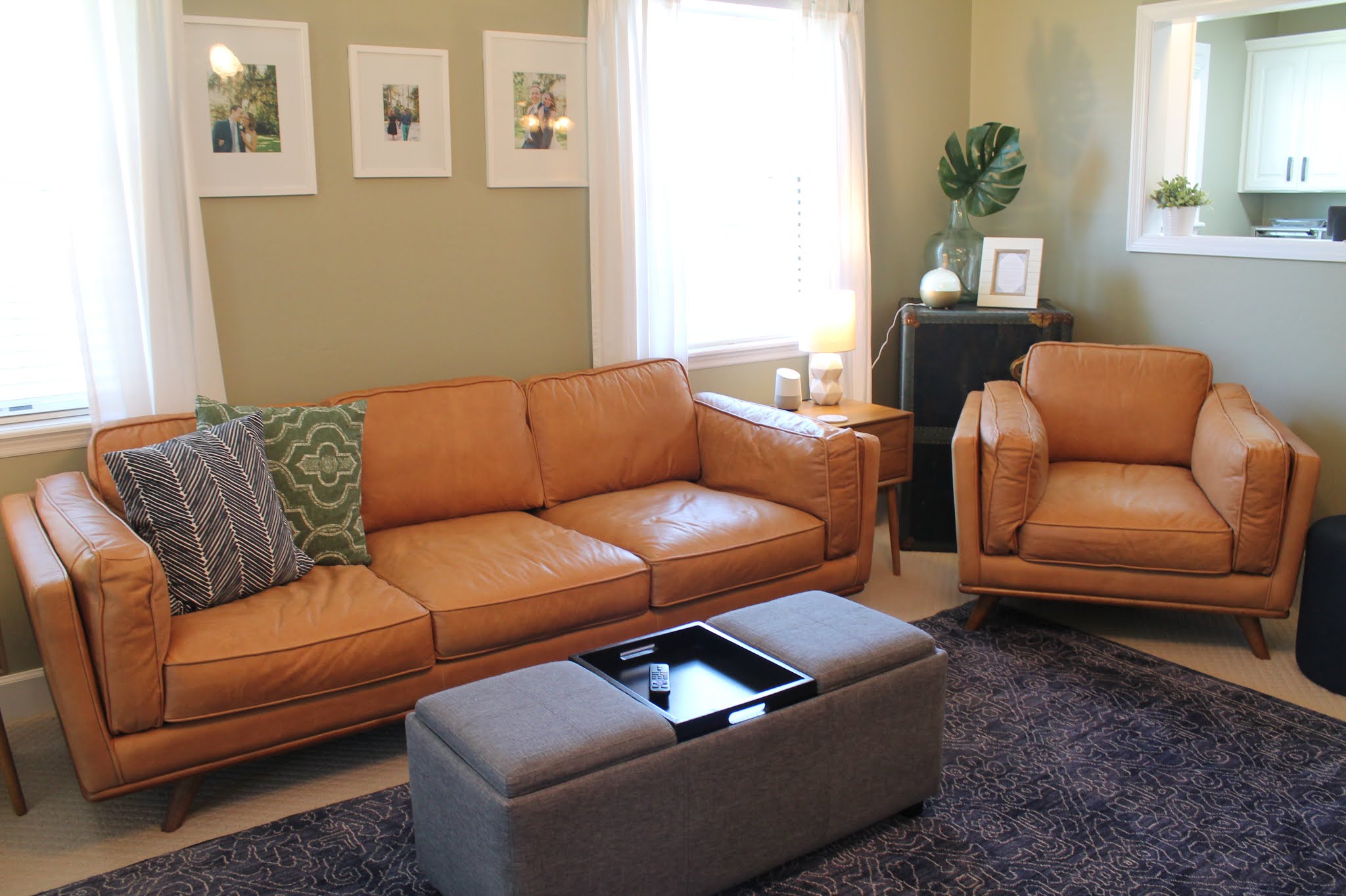 Our Living Room Tour | Article Timber Sofa Review