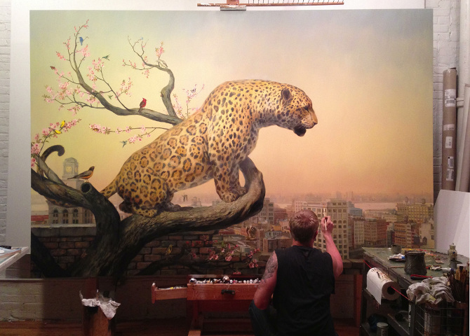 INSIDE THE ROCK POSTER FRAME BLOG: Martin Wittfooth The Aviary Print