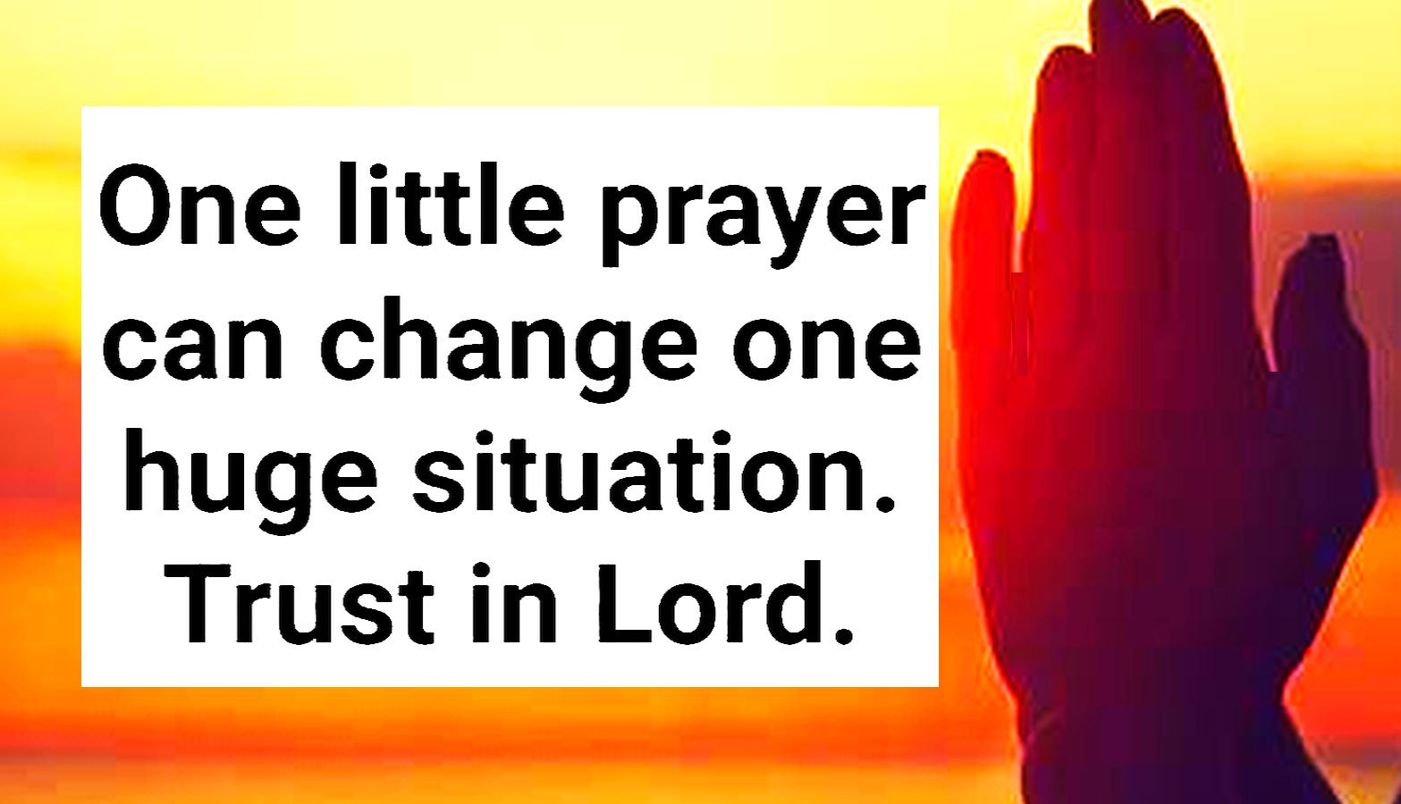 Prayer Changes ALL things
