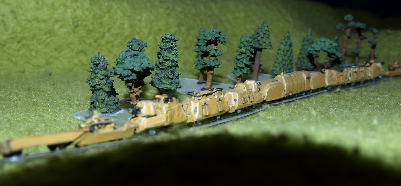 War Is the H-Word: 1:600 BP 42 Train Scratchbuild