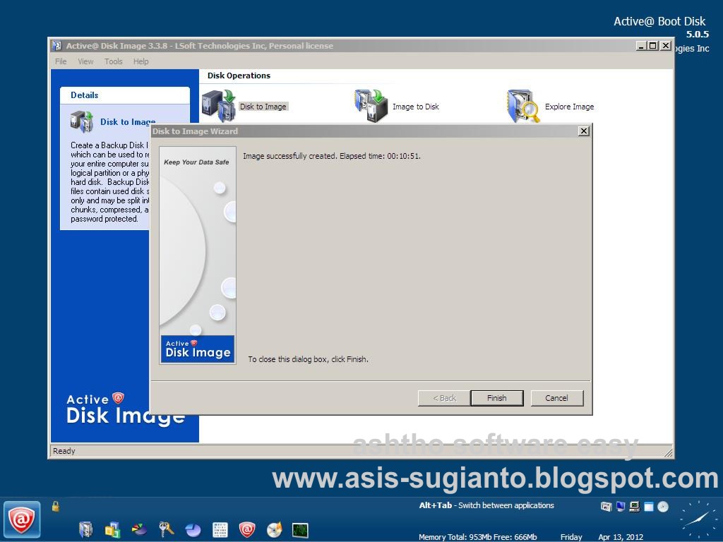 CARA MEMBUAT FILE IMAGE PADA Active@ Boot Disk - IT Cyber
