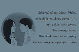 Kumpulan Kata-kata Romantis, Gombal dan Gambar Quotes dari Novel Dilan ...