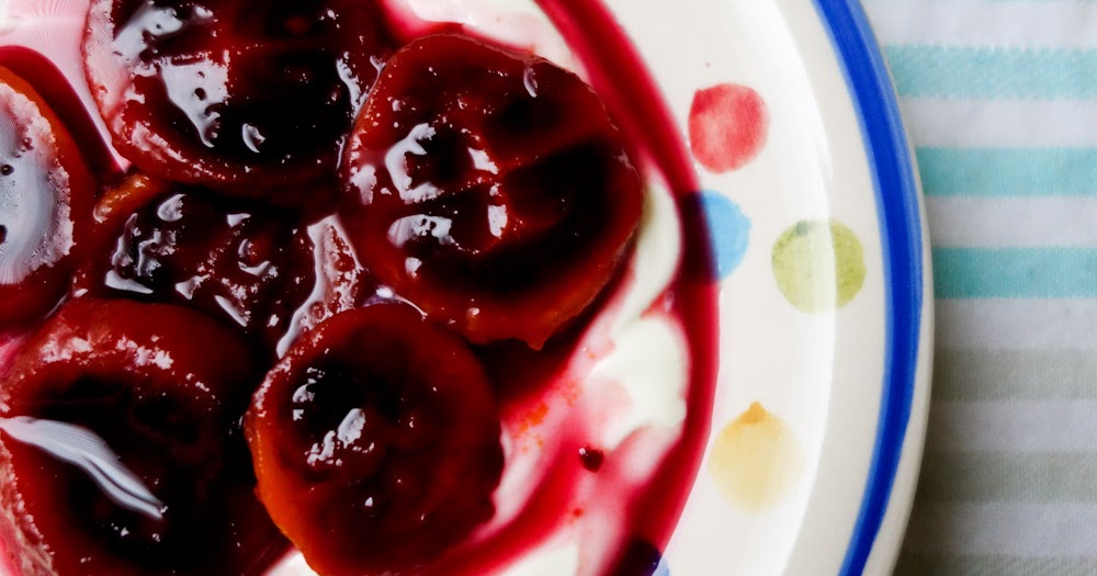 the indolent cook: ginger-honey poached tamarillo compote