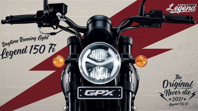 GPX Legend 150 Fi Tampil Gagah Pakai Suspensi Upside Down dan Fitur ...