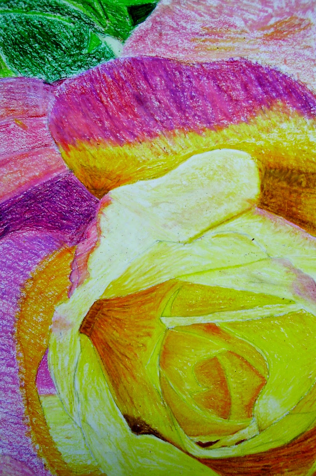 the art classroom: Abstracted Flowers (Intermediate Art - O'Keeffe ...