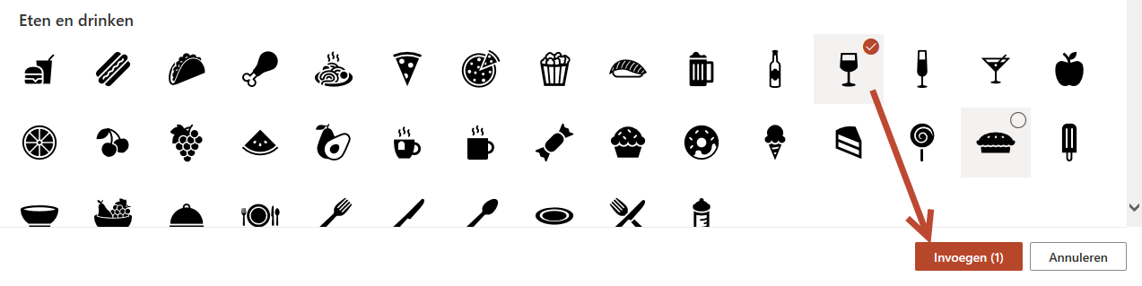 Luc's PowerPoint blog: Gebruik pictogrammen als opsomteken in PPT 2019