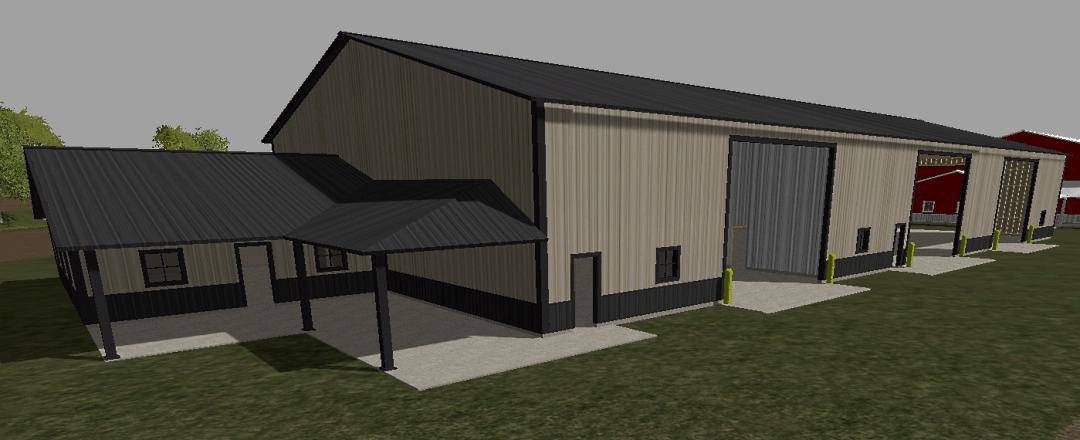 FS19 72×160 Shop v1.0 - FS 19 & 22 USA Mods Collection