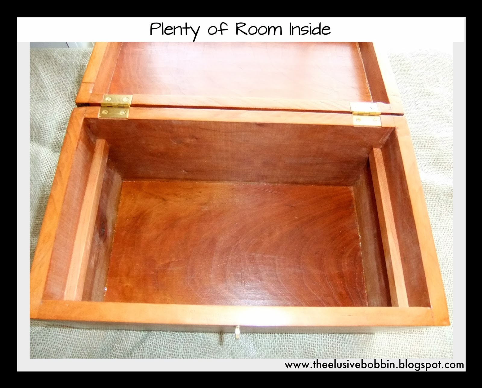 The Elusive Bobbin: Custom Cherry Sewing Box