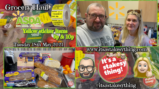 Its a stakesy thing: Asda Yellow sticker Grocery Haul