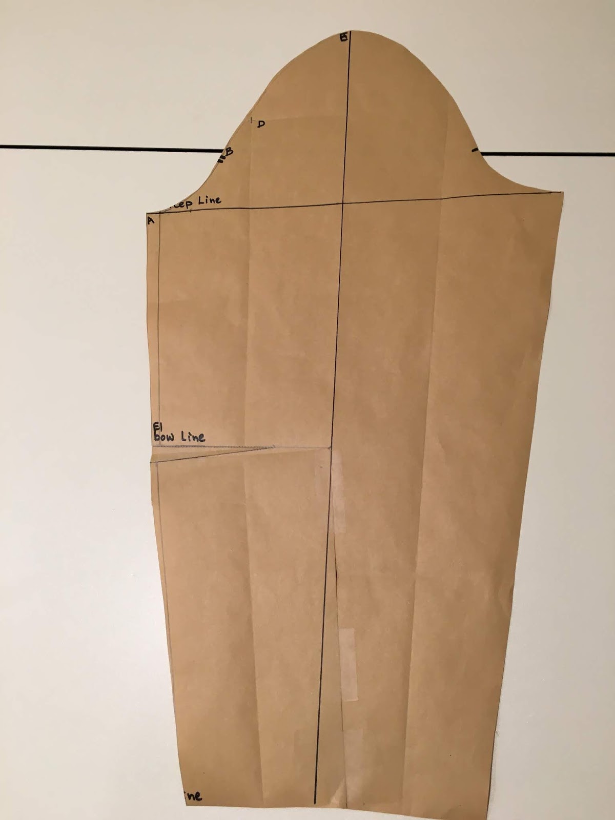 sewcreatelive: Drafting a Sleeve for Draped Bodice & Making a Padded ...