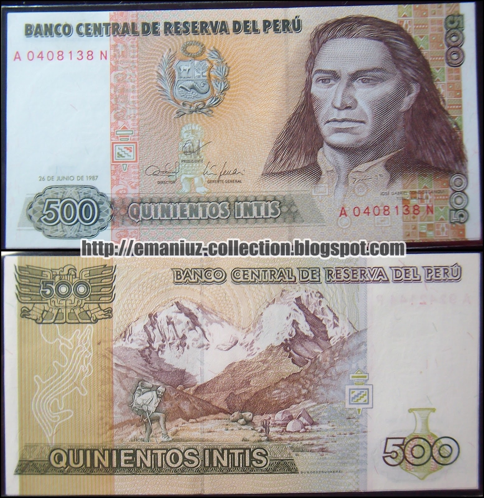 Banknote of Peru | 1985-1991 Inti Issue (10-10000 Intis) | Emaniuz ...