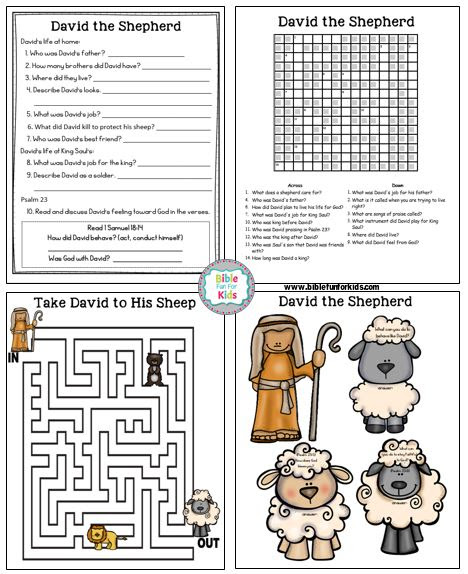 Life of David: 1. David the Shepherd | Bible Fun For Kids