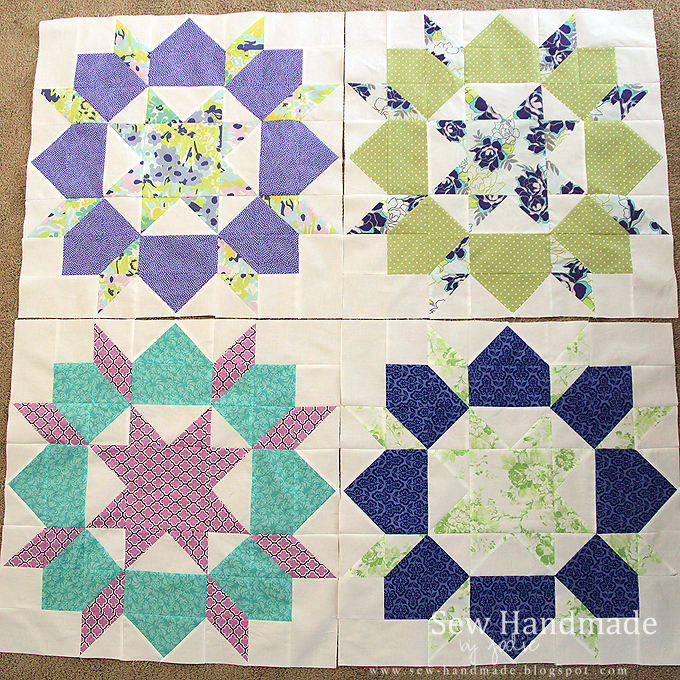 Sew Handmade: Swoon Blocks (In Progress)