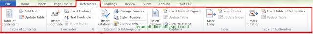 Tab References pada Microsoft Word 2010 - Terampil Office