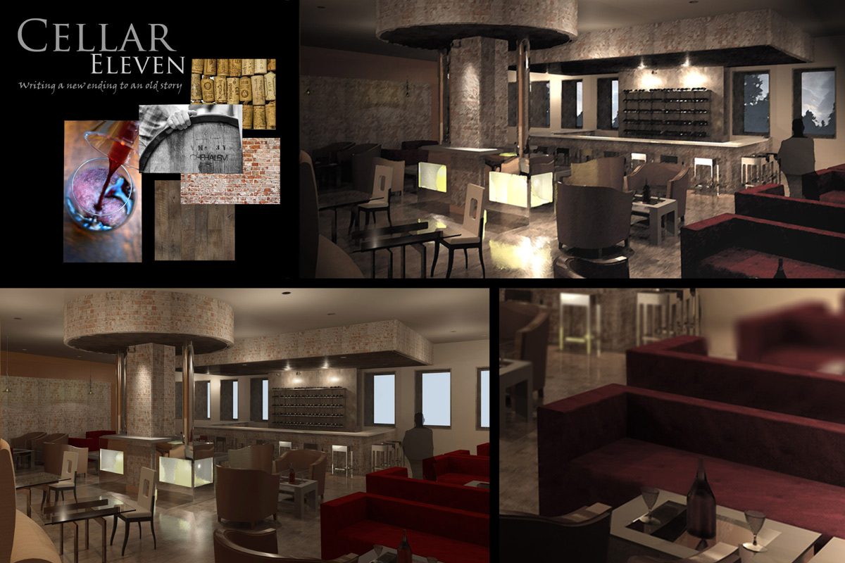 Revit for Interior Design Class: Final Rendering Composition