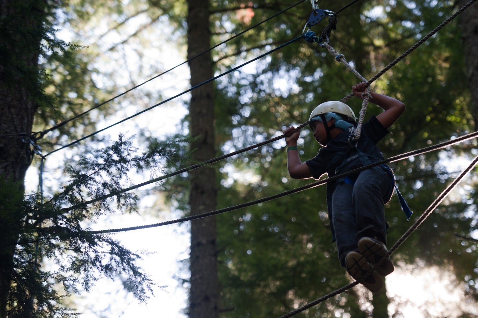 YMCA Camp Orkila: The Blog: High Ropes