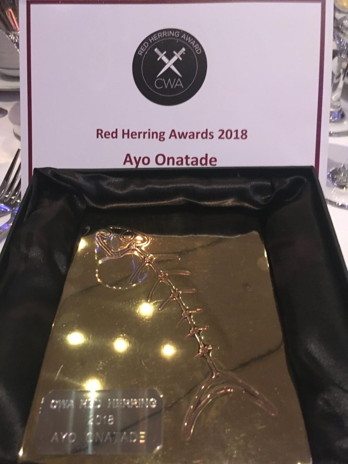 SHOTSMAG CONFIDENTIAL: 2018 Dagger Award Ceremony