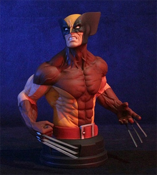 Incríveis bustos do Wolverine - supervault