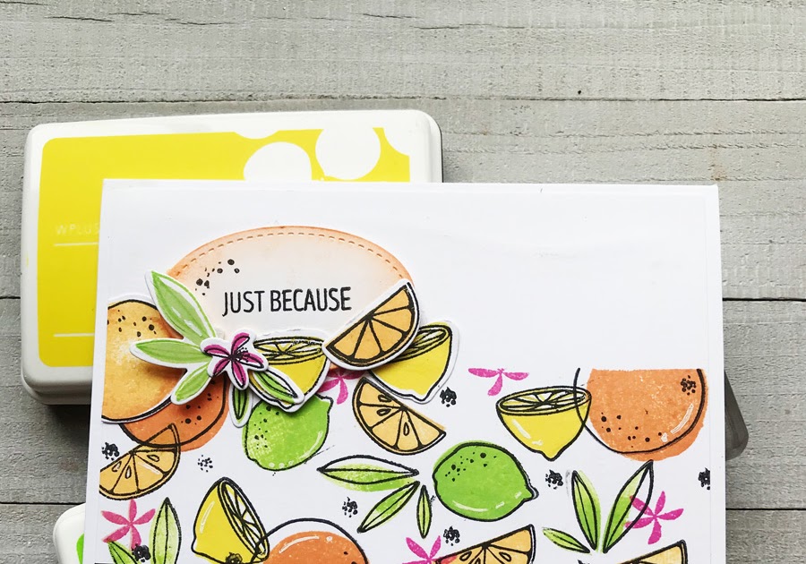 Stamps, Paper and Ink: Inspired By... Orange You Lemonade