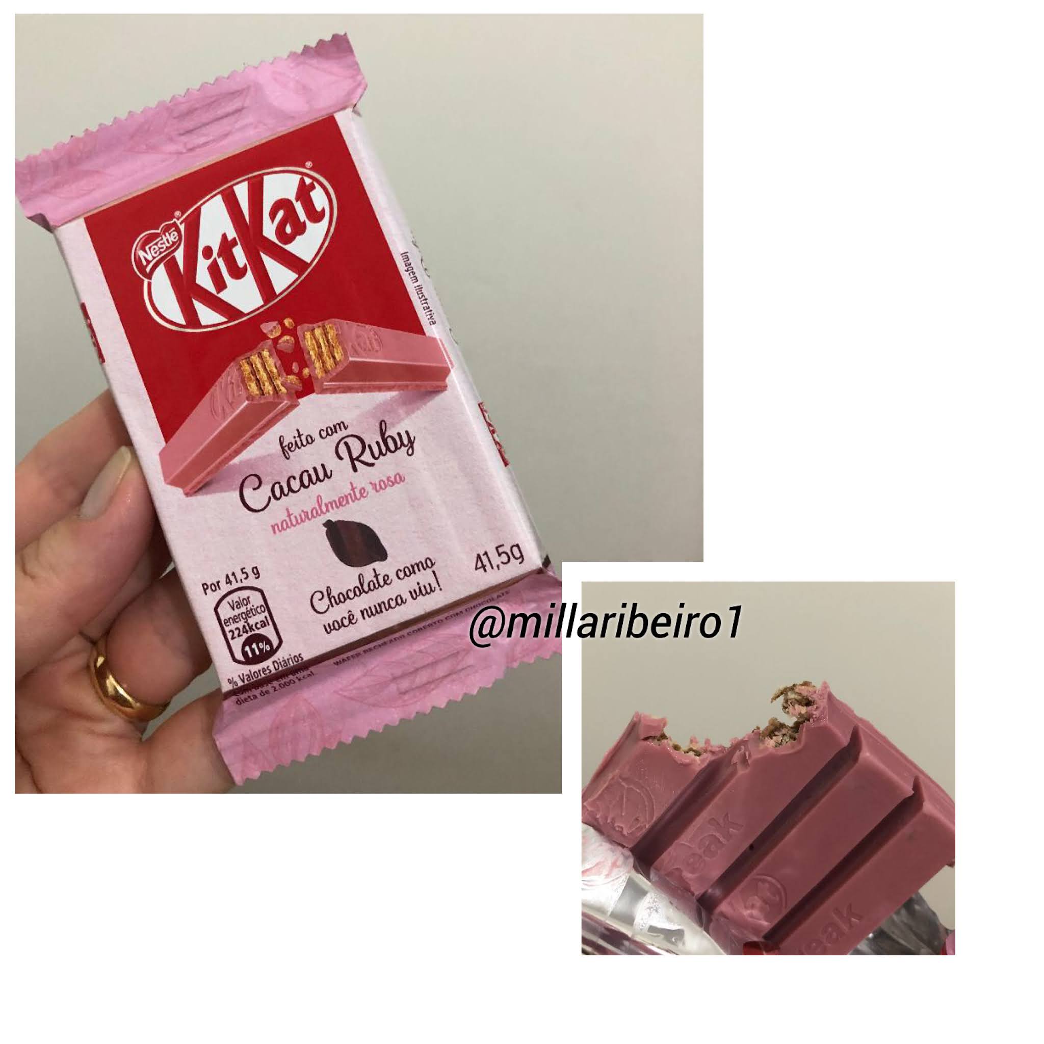 Chocolate Kitkat Cacau Ruby.
