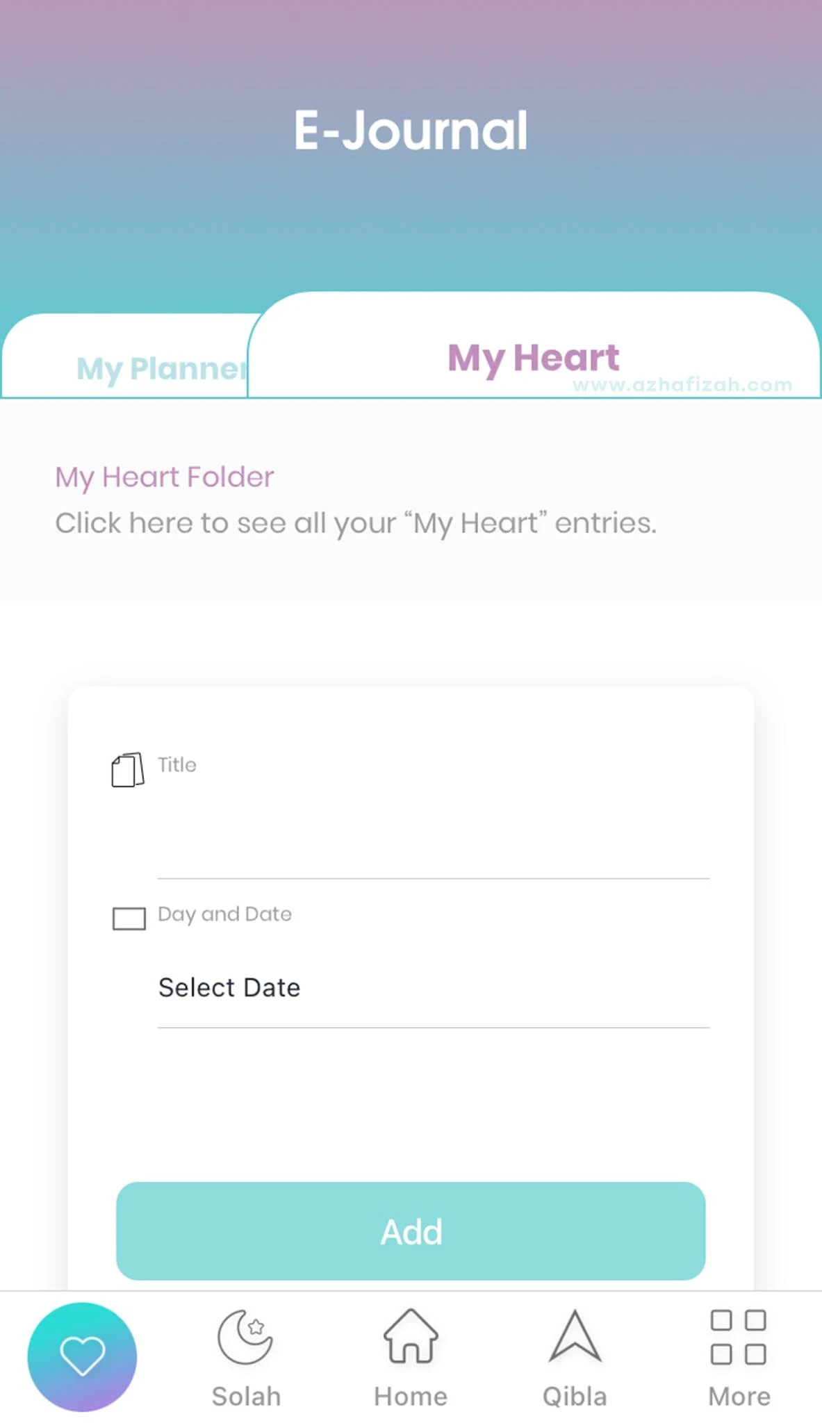 Qalby App Mizz Nina Apps Solat, Al Quran, Arah Kiblat, Waktu Solat ...