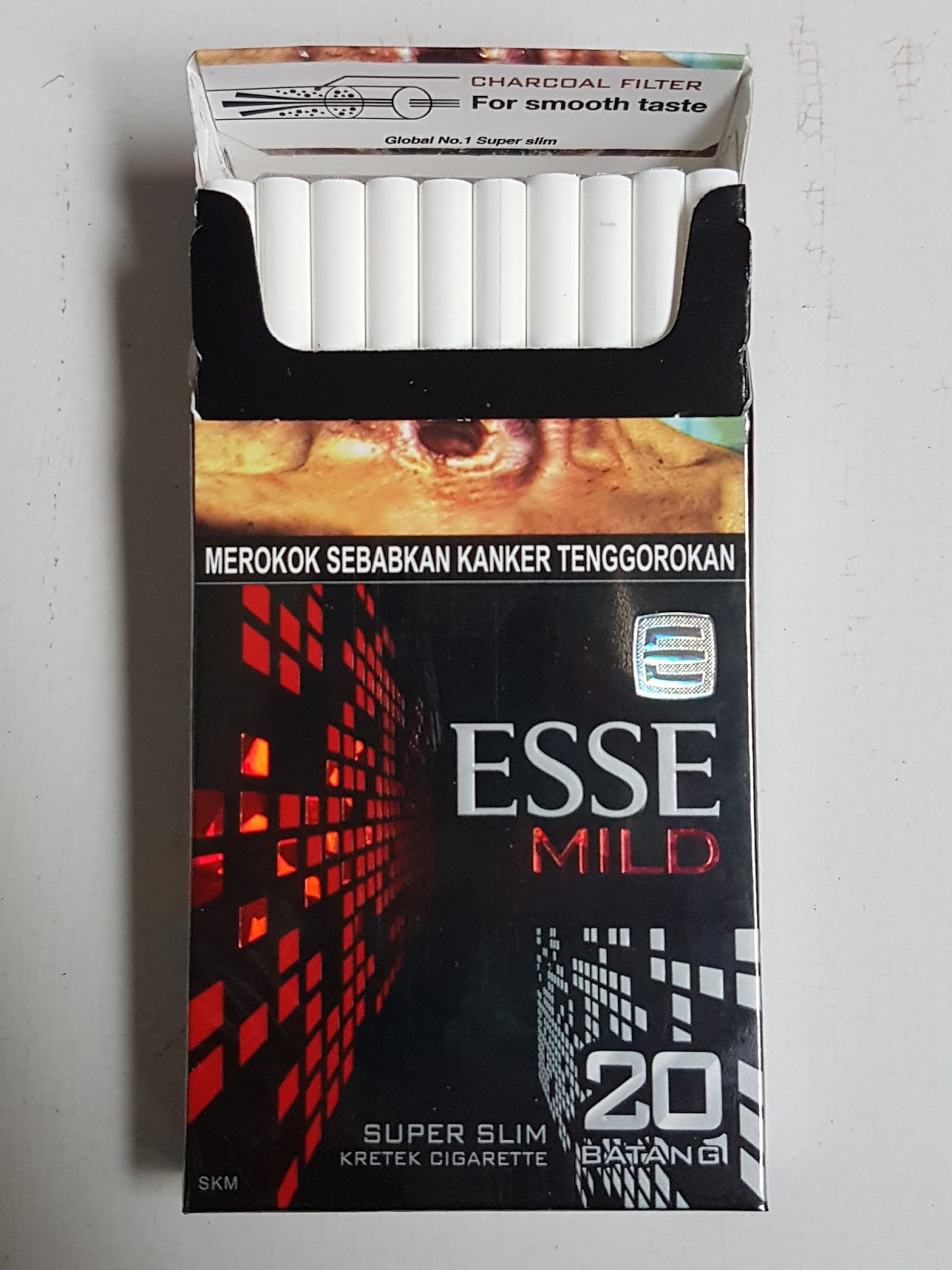 Esse Mild, SKM LTLN Superslims Pertama Dengan Charcoal Filter