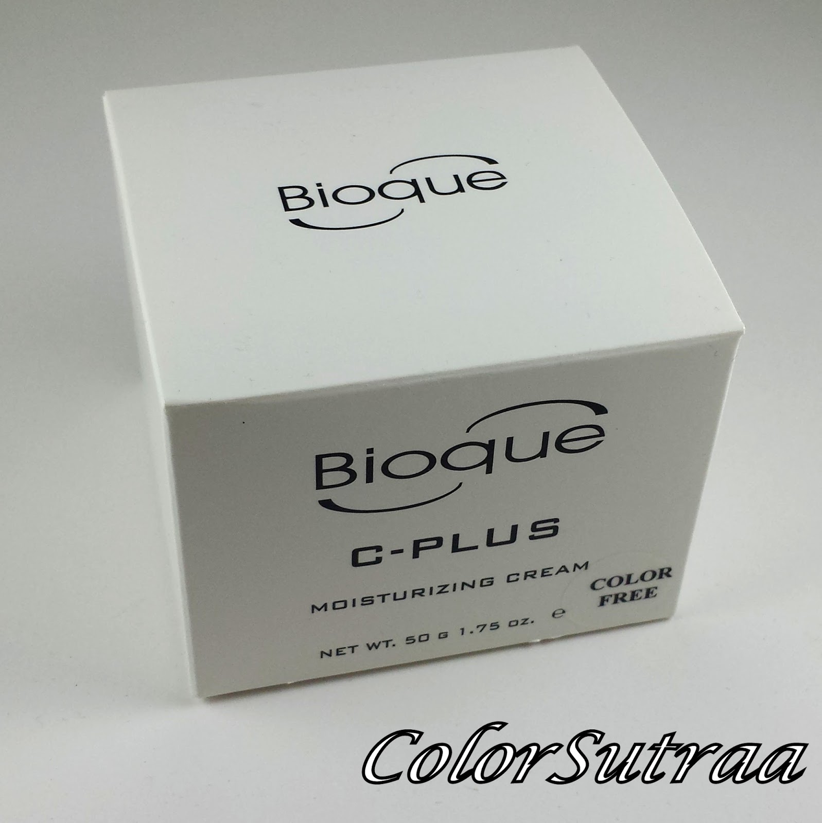 BIOQUE C-Plus Moisturizing Cream : A Review - ColorSutraa