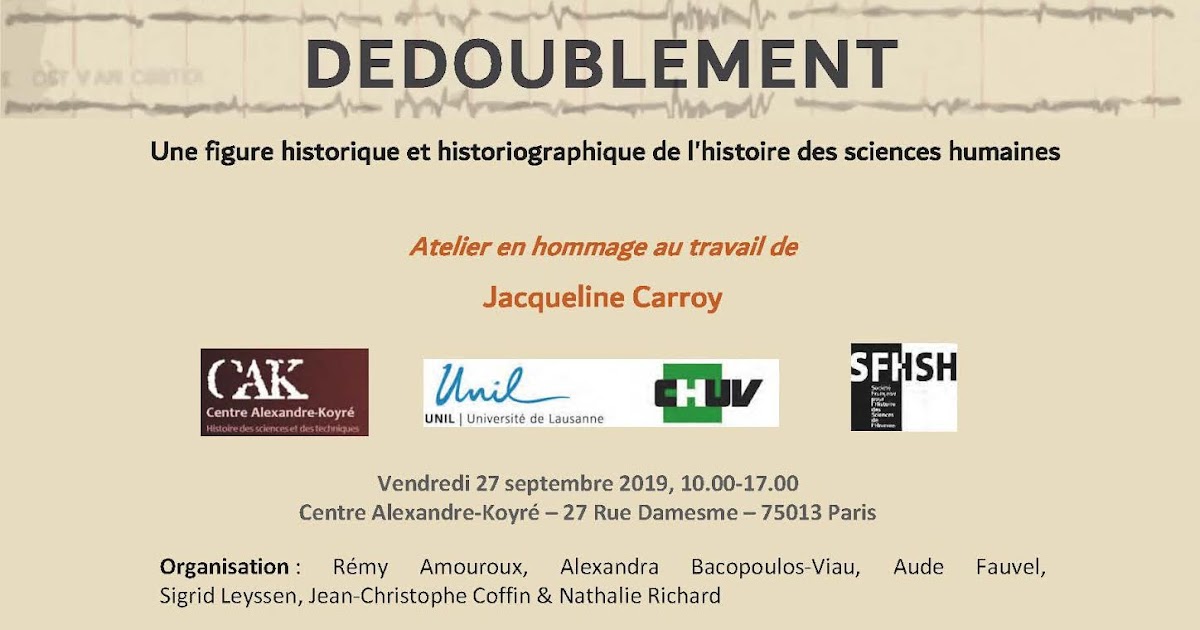 Historien.nes de la santé: Le dédoublement