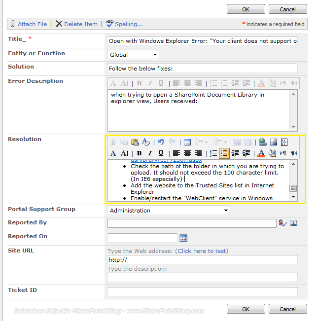 SharePoint Rich Text Editor Toolbar Missing - Solution - SharePoint Diary