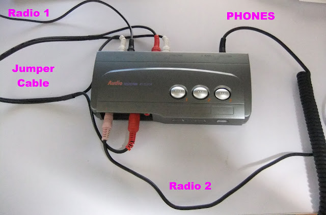 JG1VGX: SO2R用簡易Headphone Controller