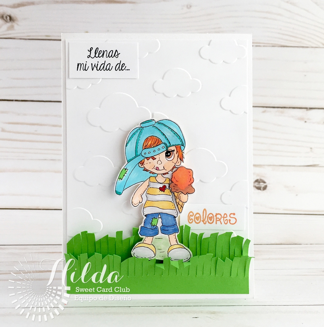 Hilda Designs: Reto de Julio en SCC: Tarjeta de Verano