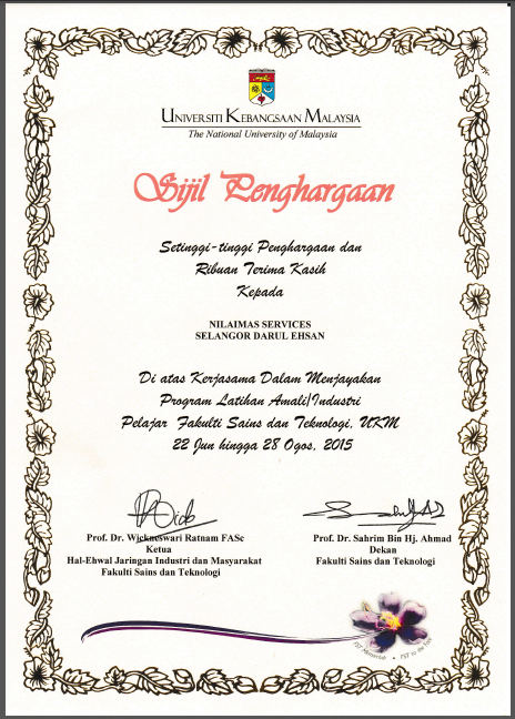 NILAIMAS SERVICES (TIA, TMP, EIA, ESCP, SIA CONSULTANT ) REGISTERED ...