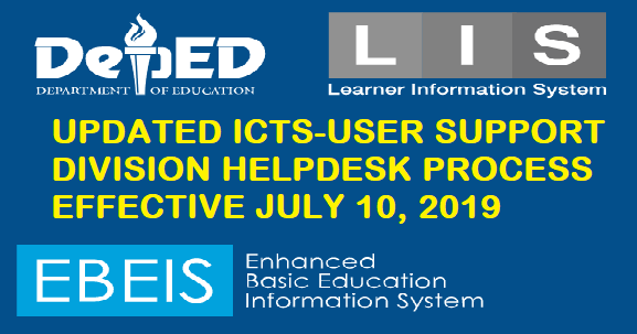 Deped releases updated process in handling LIS issues effective July 10 ...