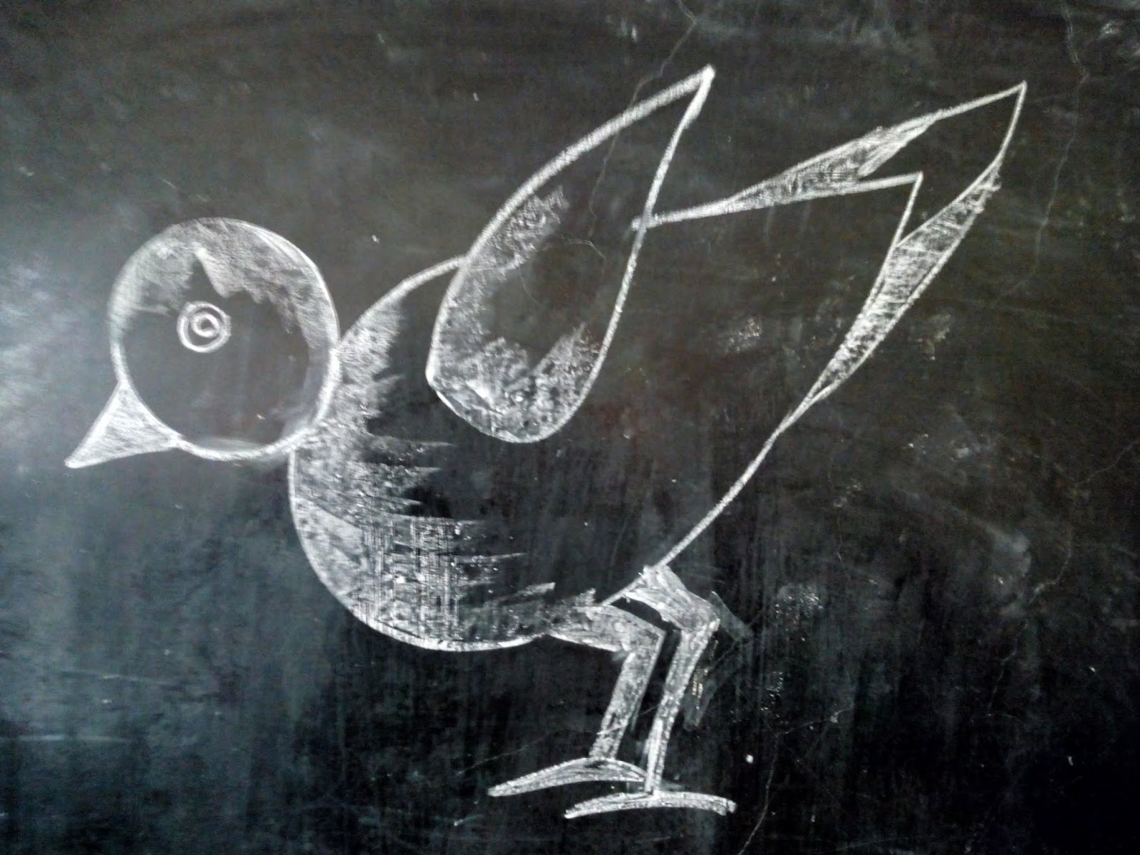 LINE DRAWING OF CHALK