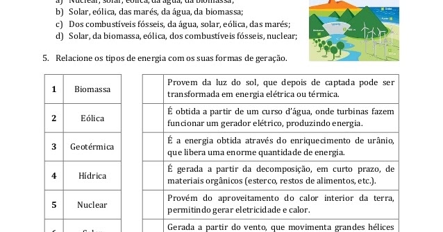 E.M. João Carlos Pinheiro Marques: Aula de Ciências 8º ano atividade sobre tipos de energia AULA 02