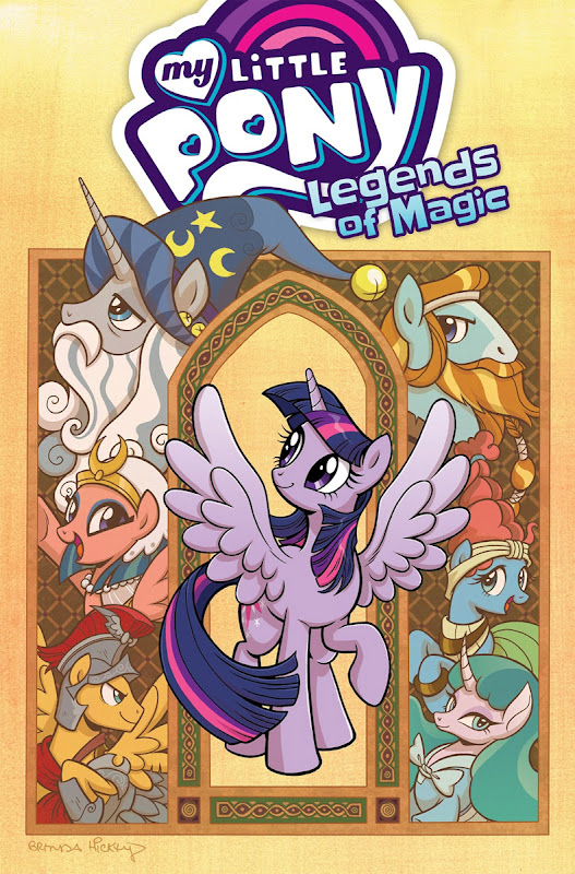 MLP Legends Of Magic Paperback Issue & 1 Comic Covers | MLP Merch