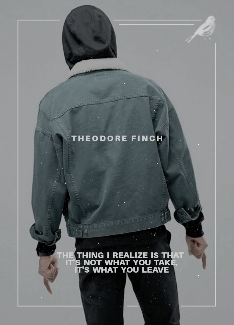 Violet Markey și Theodore Finch sau Elle Fanning și... #FinchIsHere ...