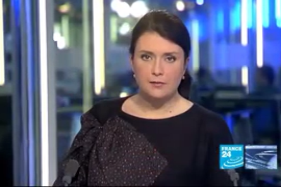 vuesalatele: 2012 01 09 @06H30 - AUDREY RACINE, FRANCE 24, LE JOURNAL
