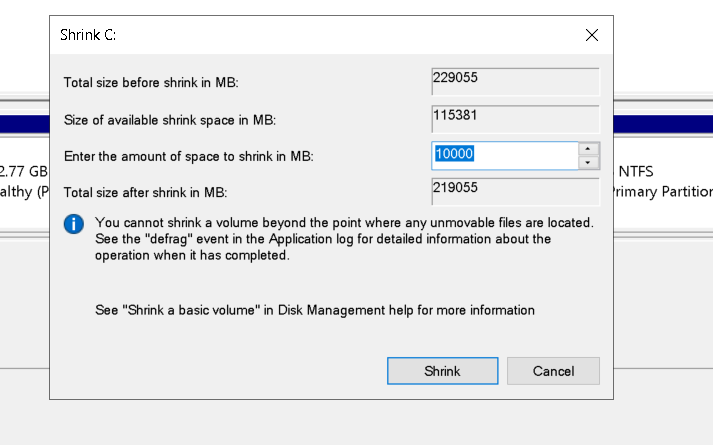 how to open disk management in windows 10