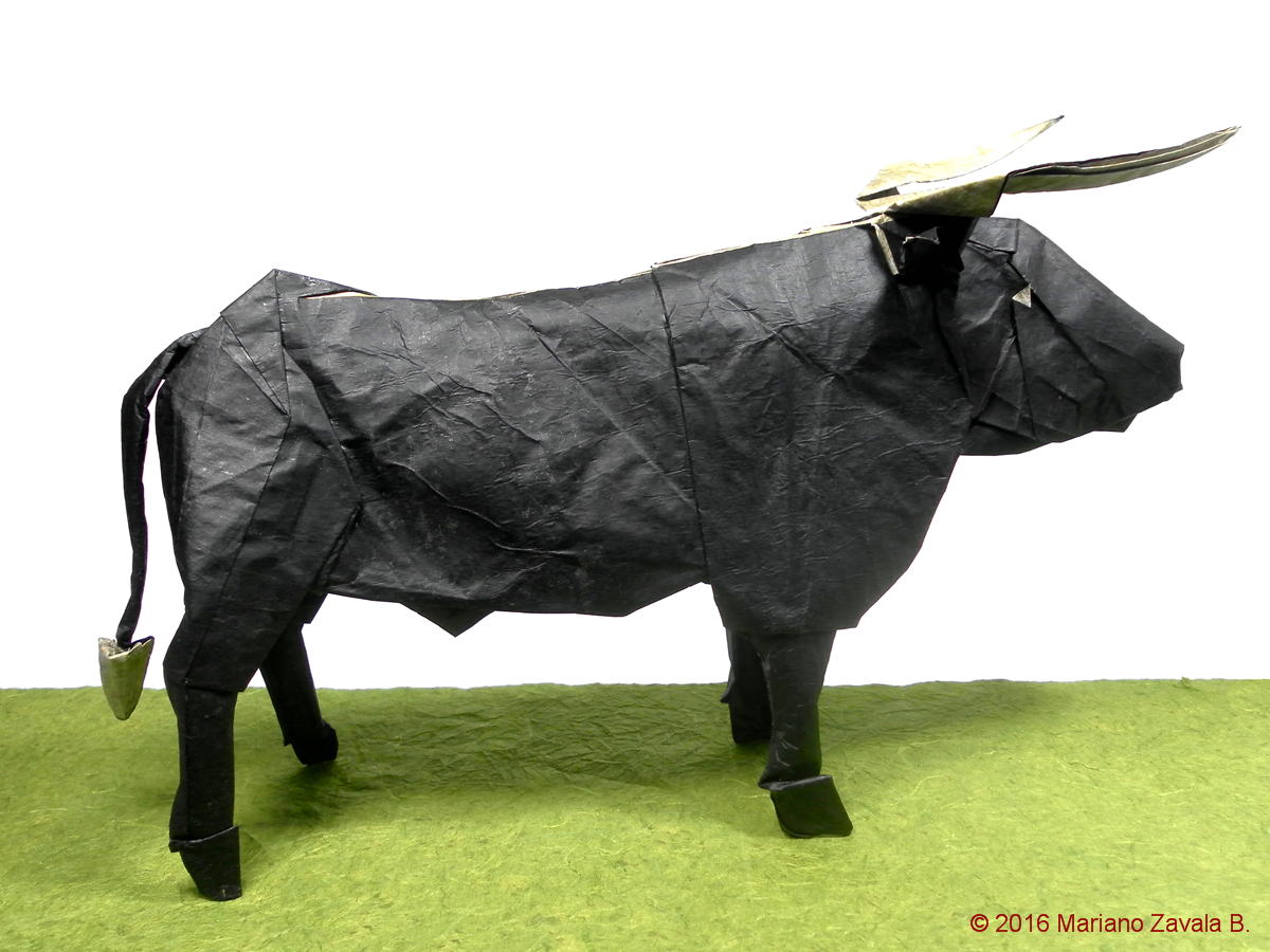 Mariano-Mi mundo el Origami: Toro de lidia