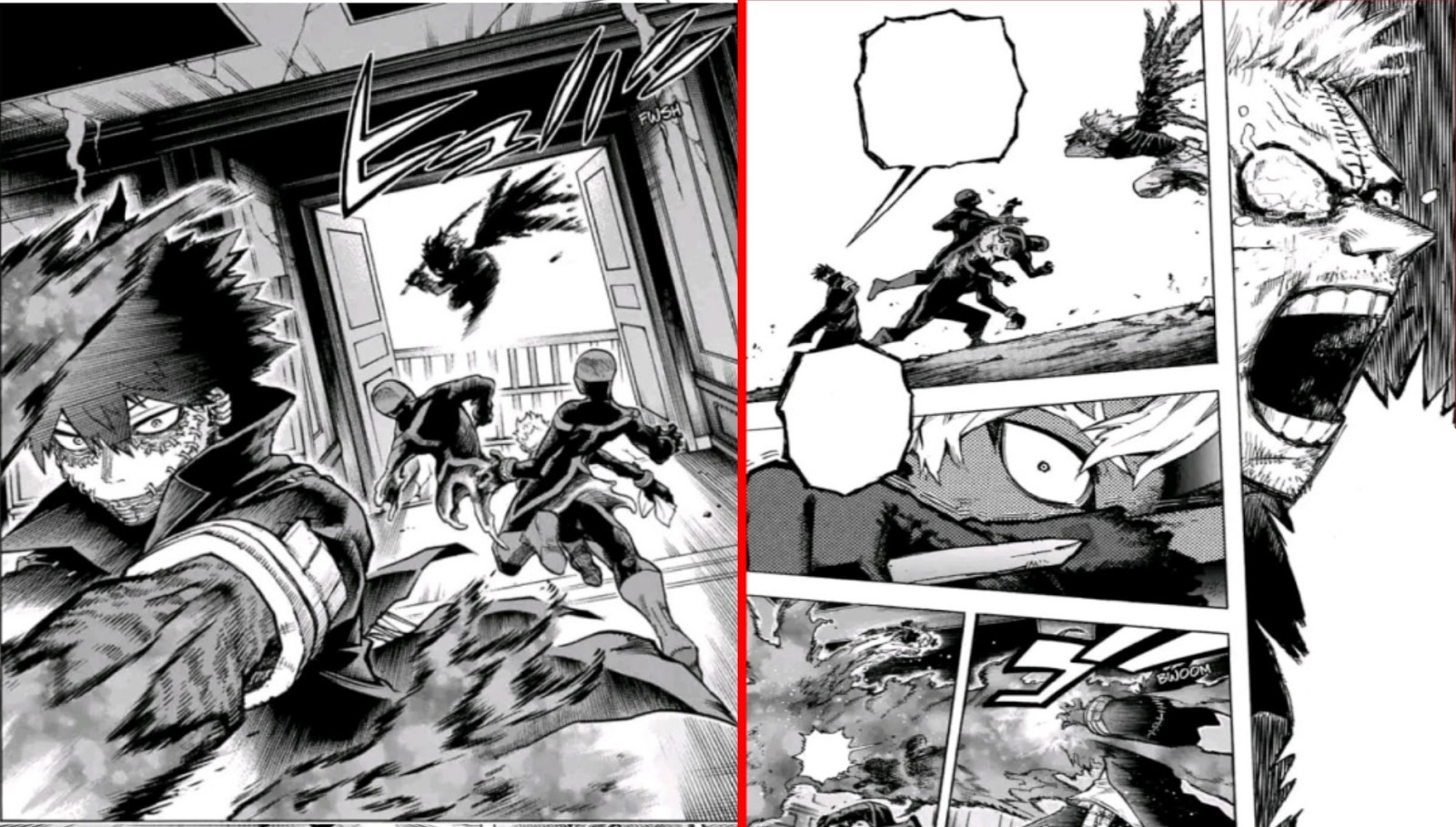 major Death in leage of villain-my hero Academia war arc (death of Twice)