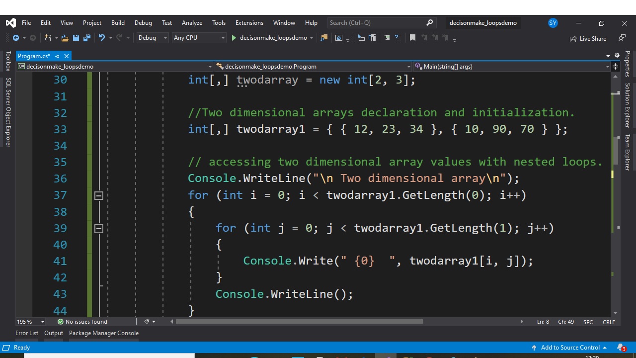 C Tutorial Arrays